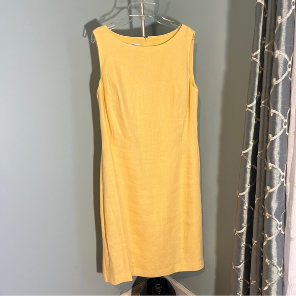 Talbots | Dresses | Talbots Yellow Dress | Poshmark